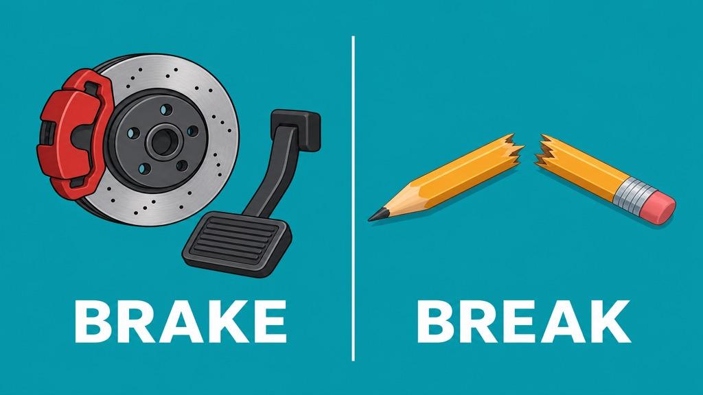 Brake vs. Break: What Is the Difference?