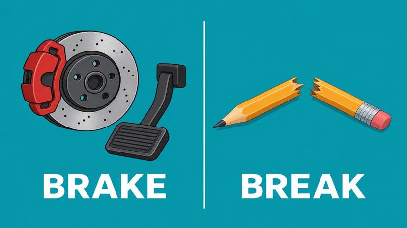 Brake vs. Break: What Is the Difference?