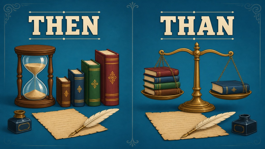 Then vs. Than: How to Choose the Right Word Every Time